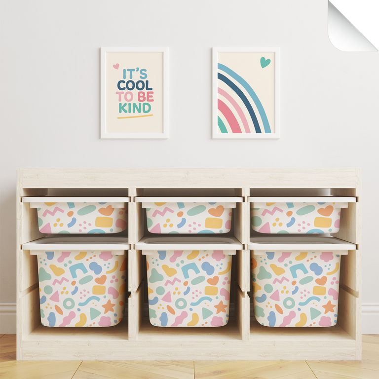 Trofast Tub Furniture Decals – Cool Kids Sticker Co.