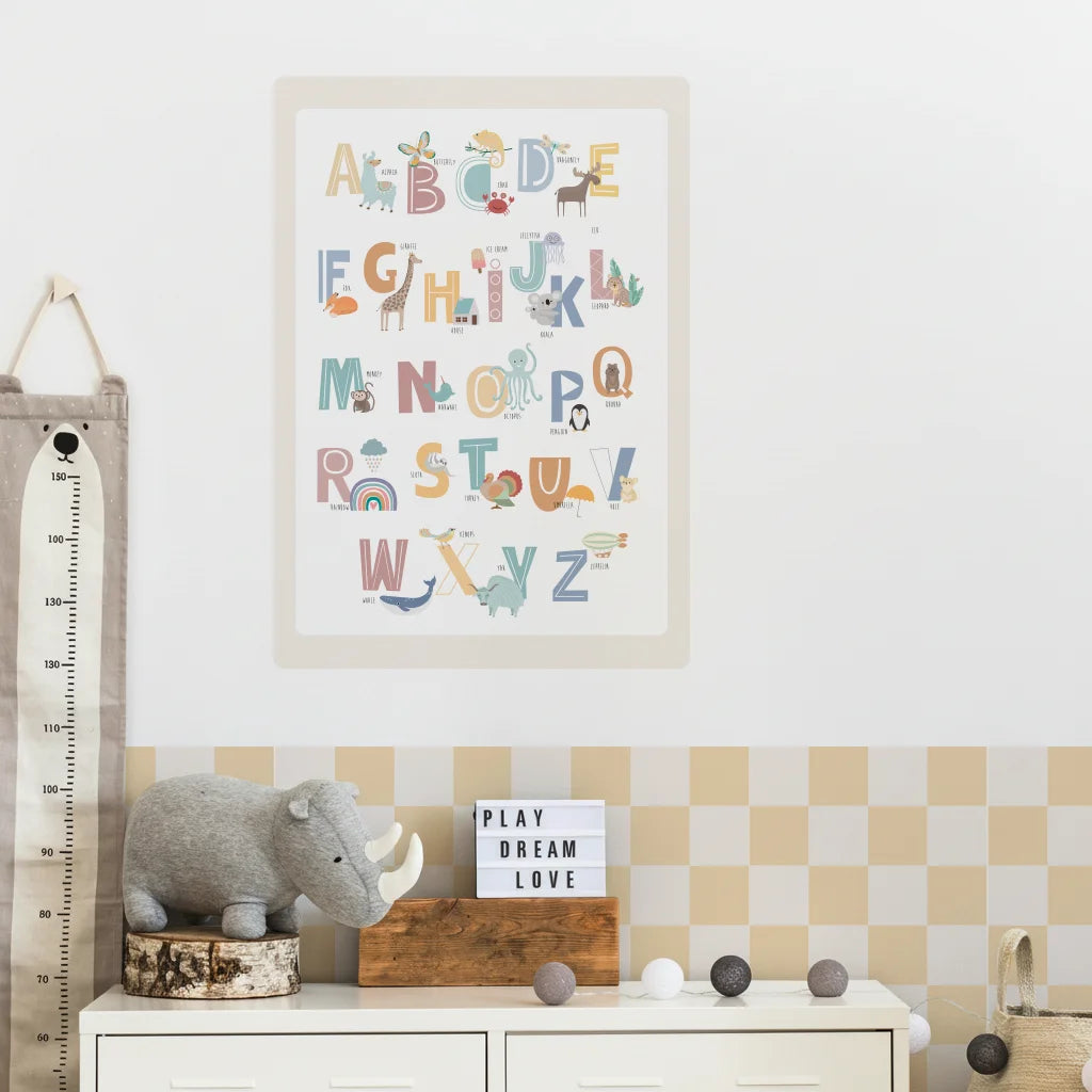 Alphabet Animals Wall Decal | ABC Kids Wall Stickers | Cool Kids ...