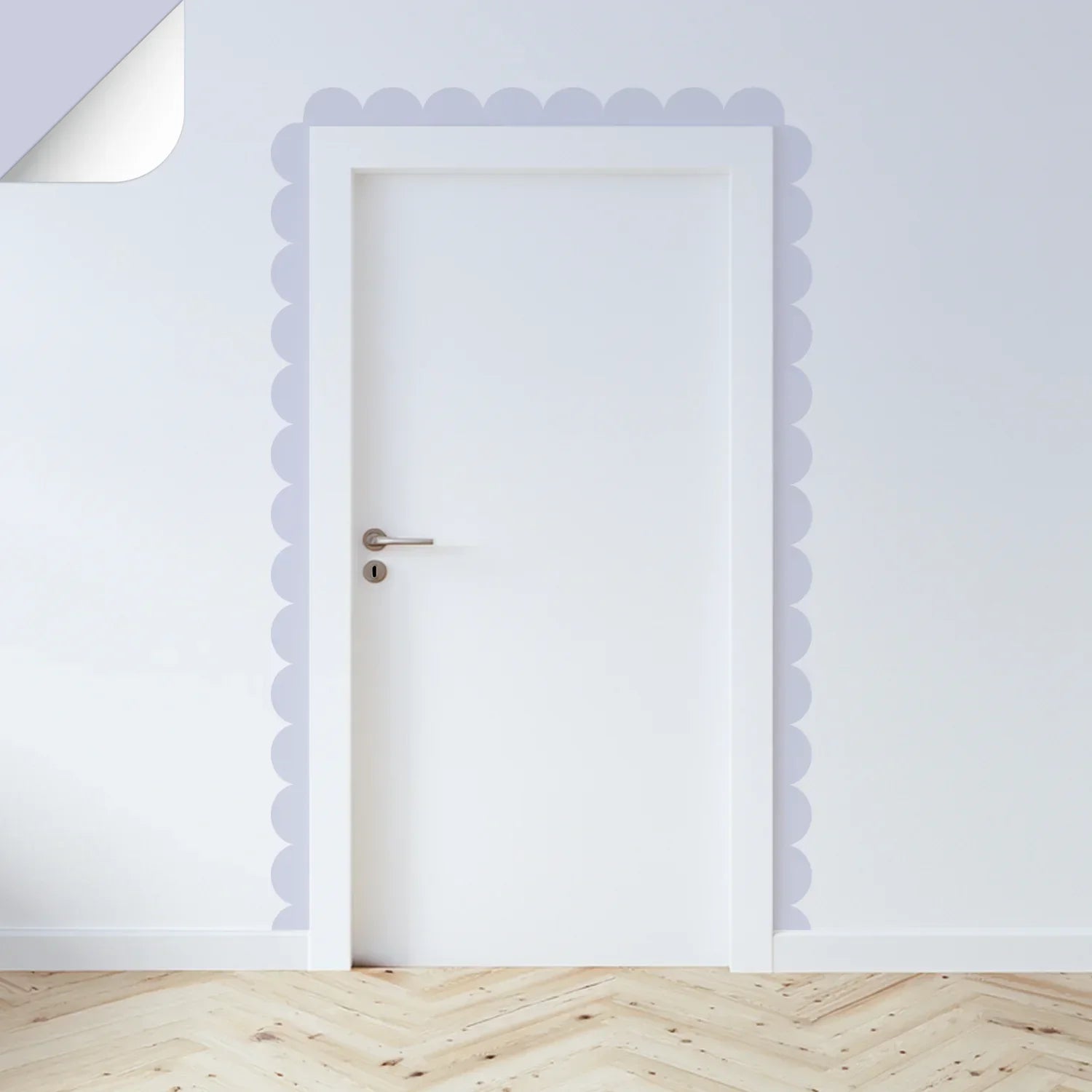 Block Coloured Scalloped Border Decals: Animal Ballerina Colourways ...
