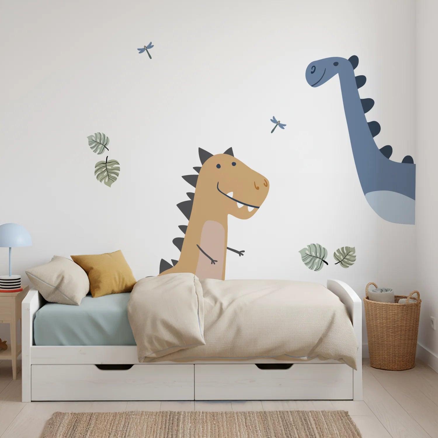 Dino Wall Decals – Diplo & T-Rex Dinosaurs Duo – Cool Kids Sticker Co.