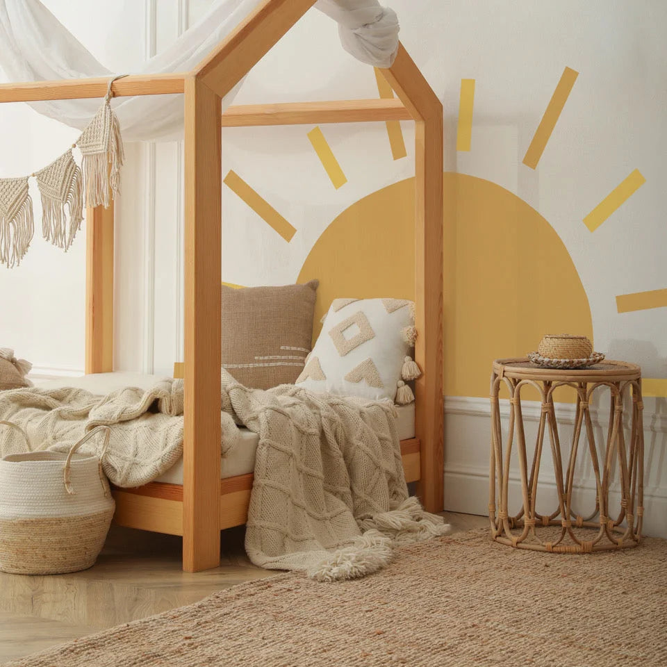 Solid Sun Fabric Wall Decal | Cool Kids Sticker Co.