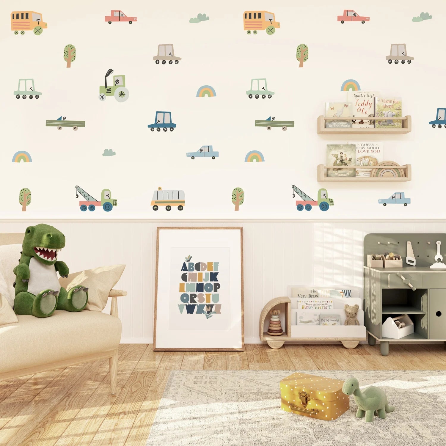 Transport Wall Decals – Classic Vehicles for Kids' Rooms – Cool Kids ...